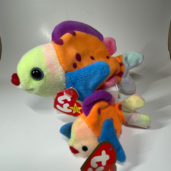 Ty | Toys | Ty Beanie Babies Lips The Clown Fish Beanie Baby Mcdonalds ...
